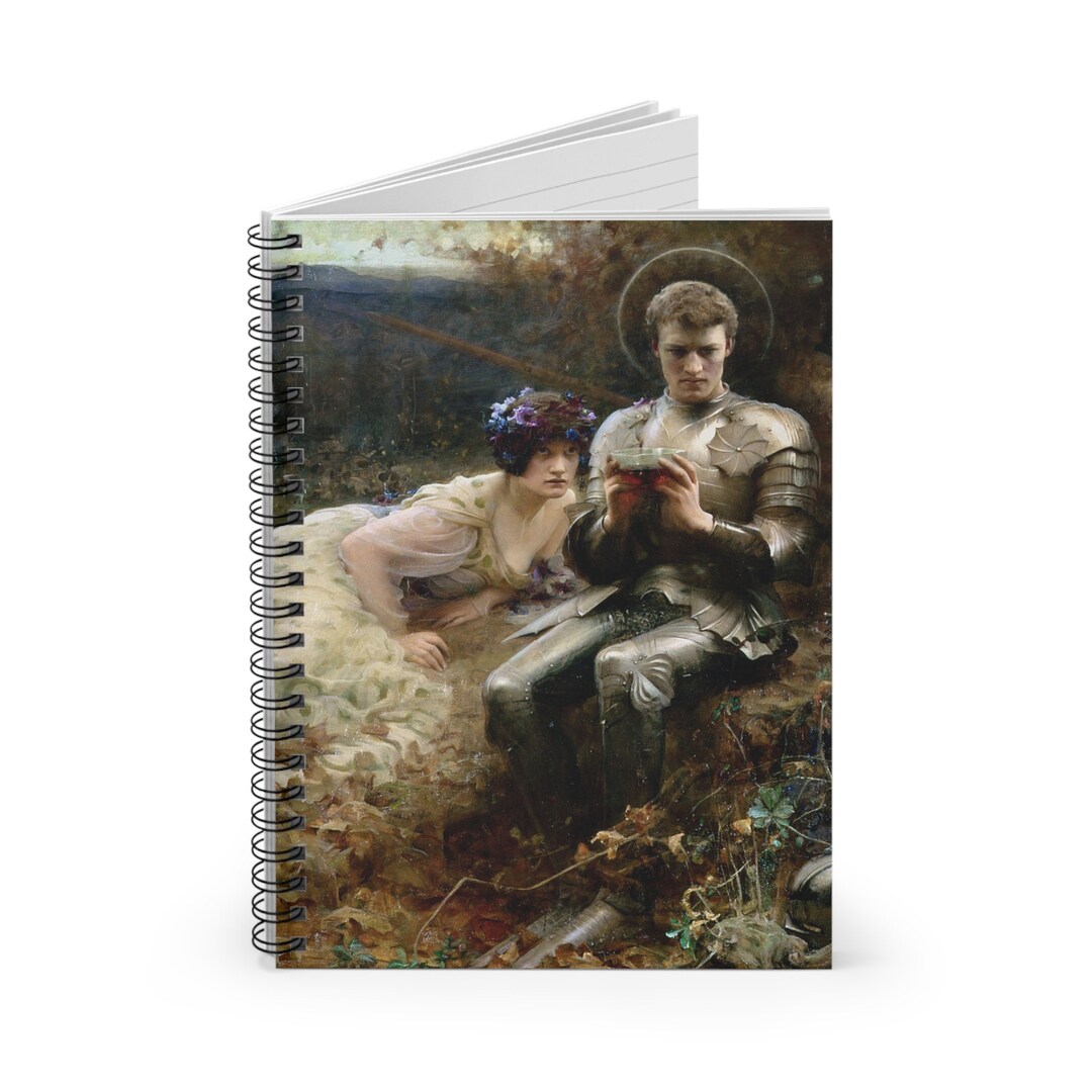 Temptation of Sir Percival Spiral Notebook - Ruled Line Hacker ...