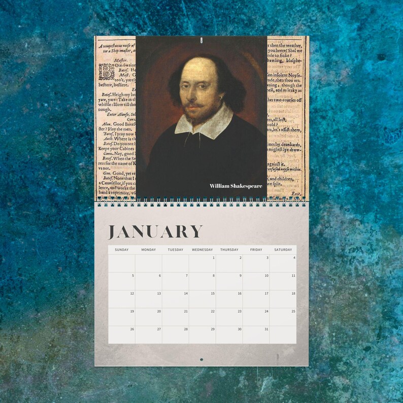 Great Writers (#4) 2025 Wall Calendar Literary/novel/classic/poetry ...