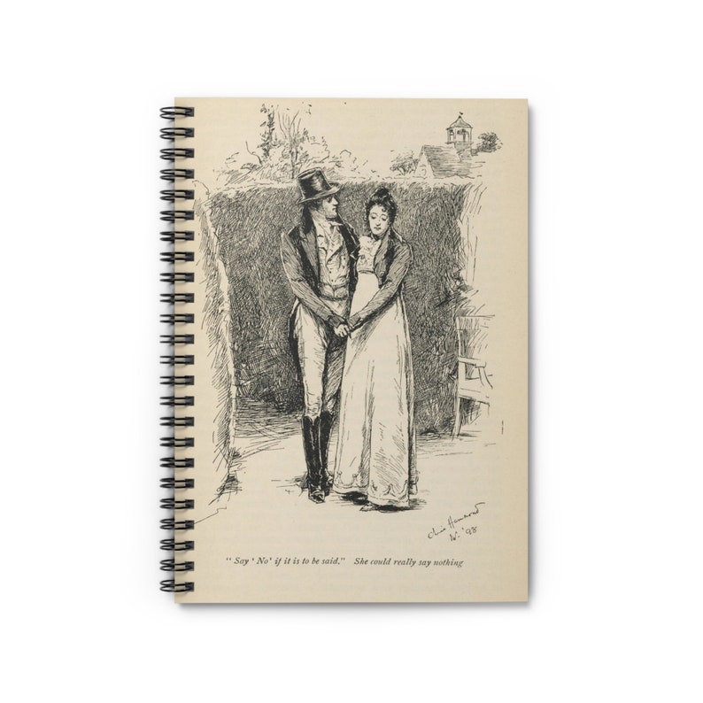 Jane Austen Emma "say No" Illustration (p. 444, Hammond) Spiral ...