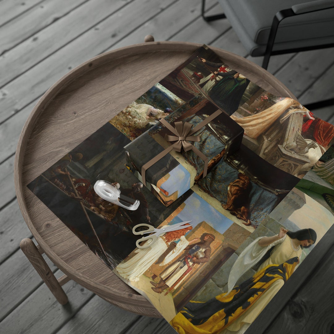 Chivalry and Romance Wrapping Papers - Etsy