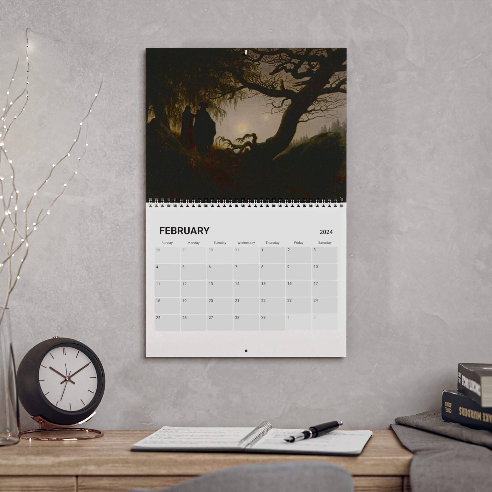 Haunted Literary Places Calendar 2024, Vintage Calendar 2024 sold by ...