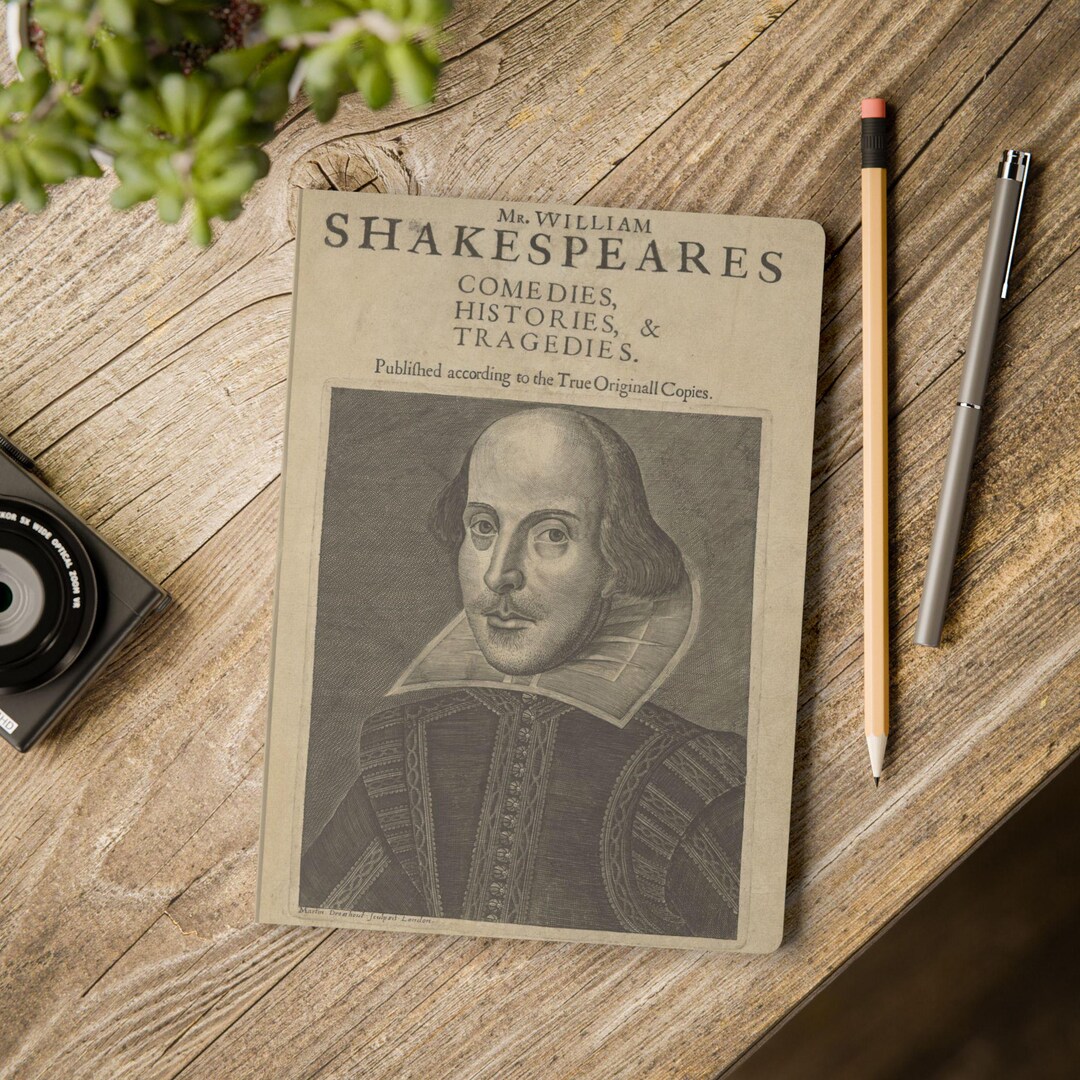 William Shakespeare First Folio Softcover Journal (multiple Interior ...