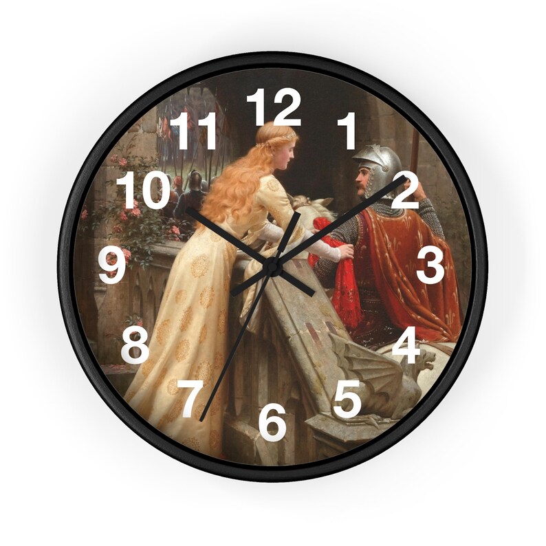 Godspeed! Wall Clock Medieval/arthurian/dorm/writer/author/vintage/gift ...