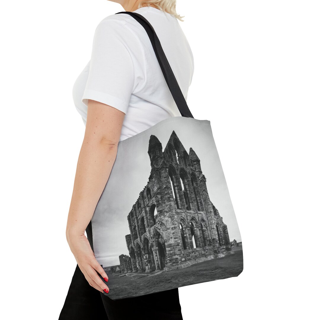 Whitby Abbey Tote Bag (3 Sizes) Ancient/ruin/medieval/student/school ...