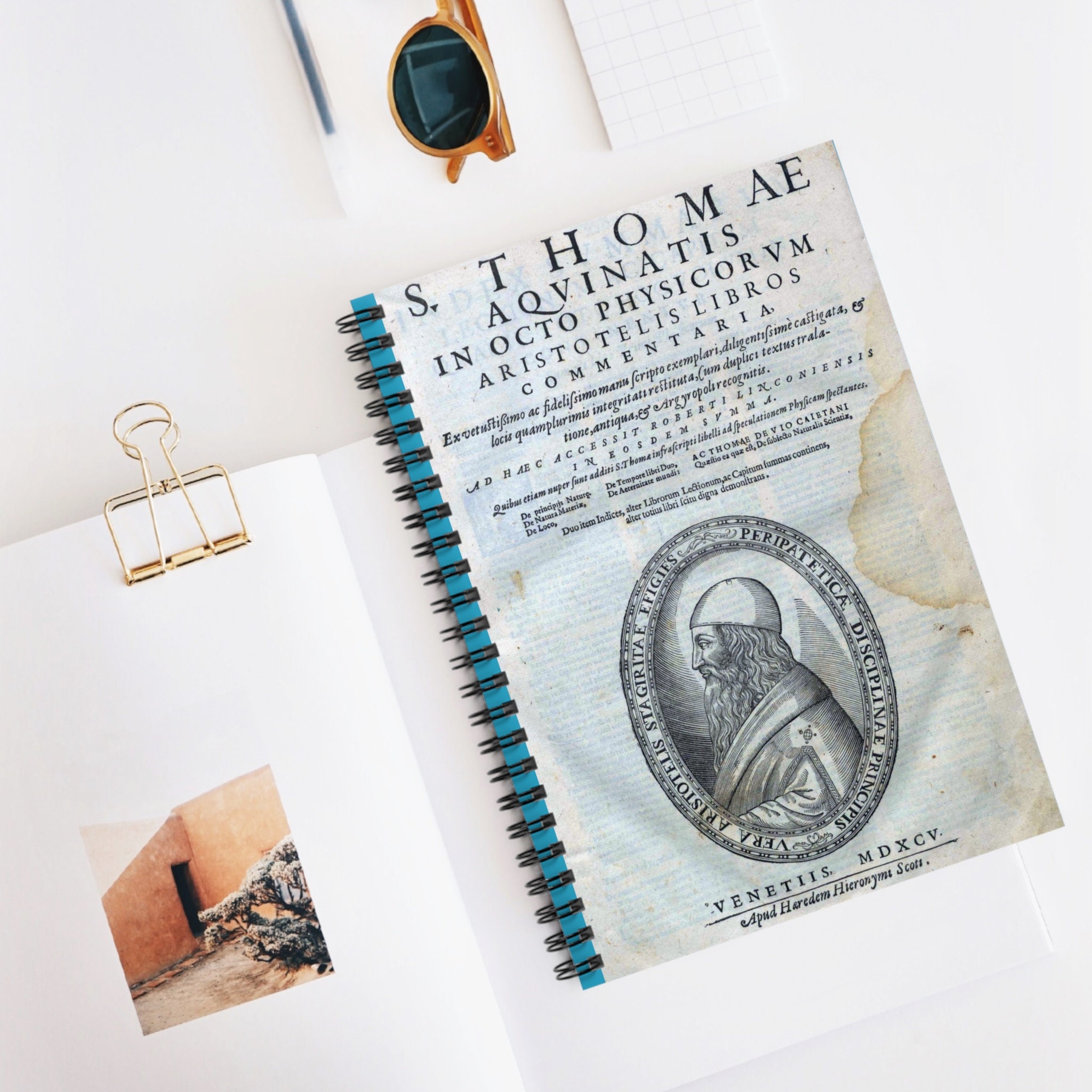 Saint Thomas Aquinas Spiral Notebook - Ruled Line Dominican/philosophy ...