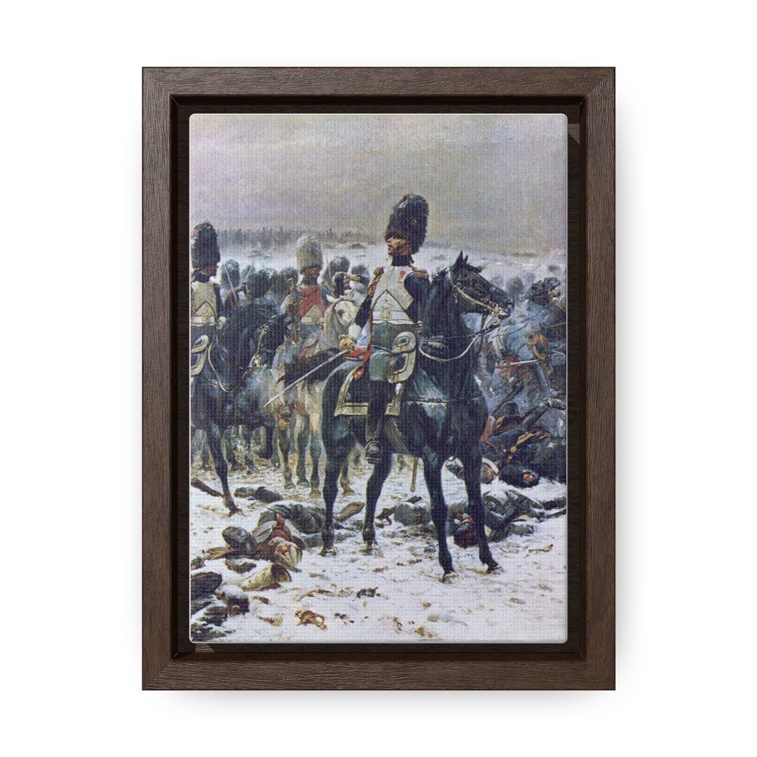 Col Lepic at Eylau With Grenadiers à Cheval Gallery Canvas Wraps ...
