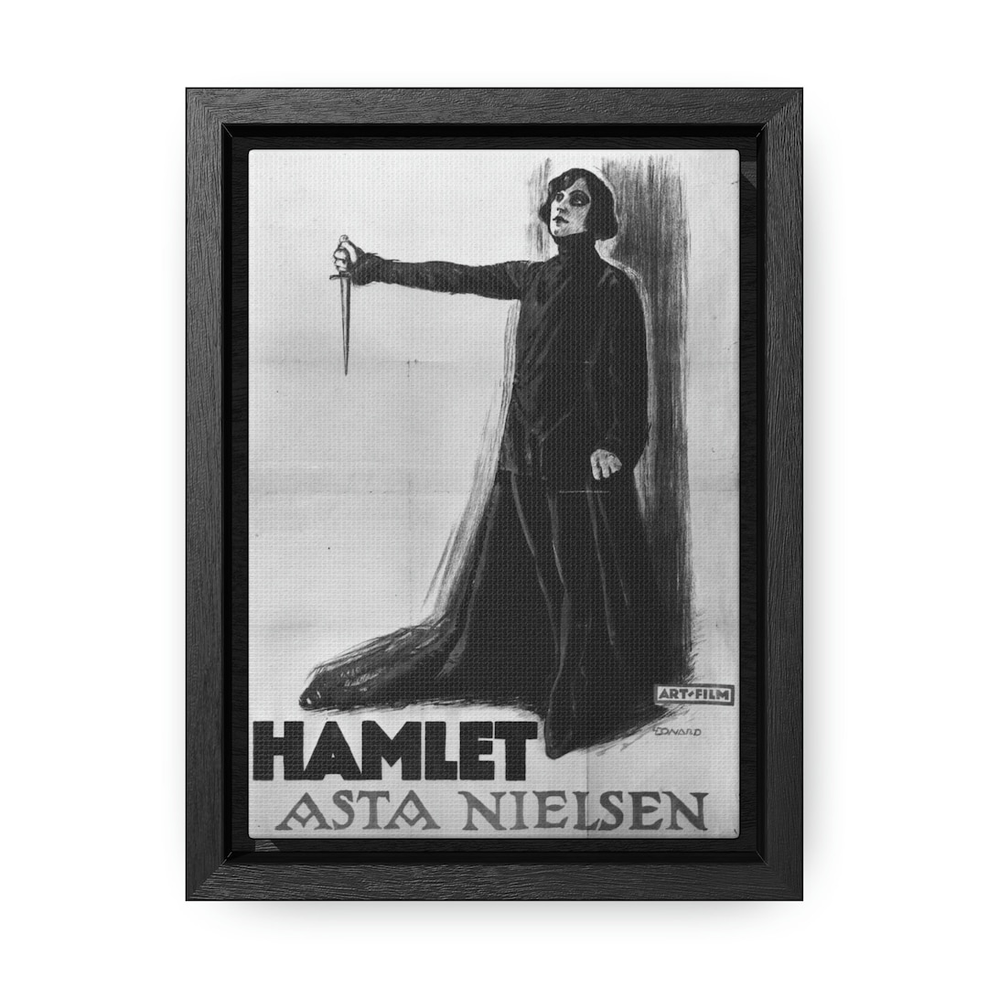 Hamlet With Asta Nielsen Film Poster Gallery Canvas Wraps Theater ...