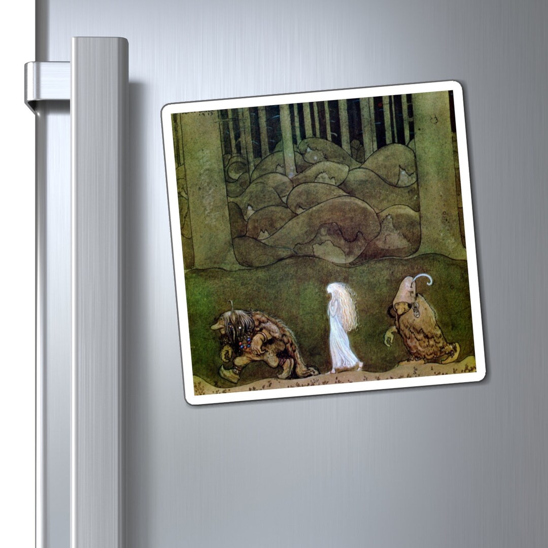 The Princess and the Trolls Magnets (3 Sizes) John Bauer/folklore ...