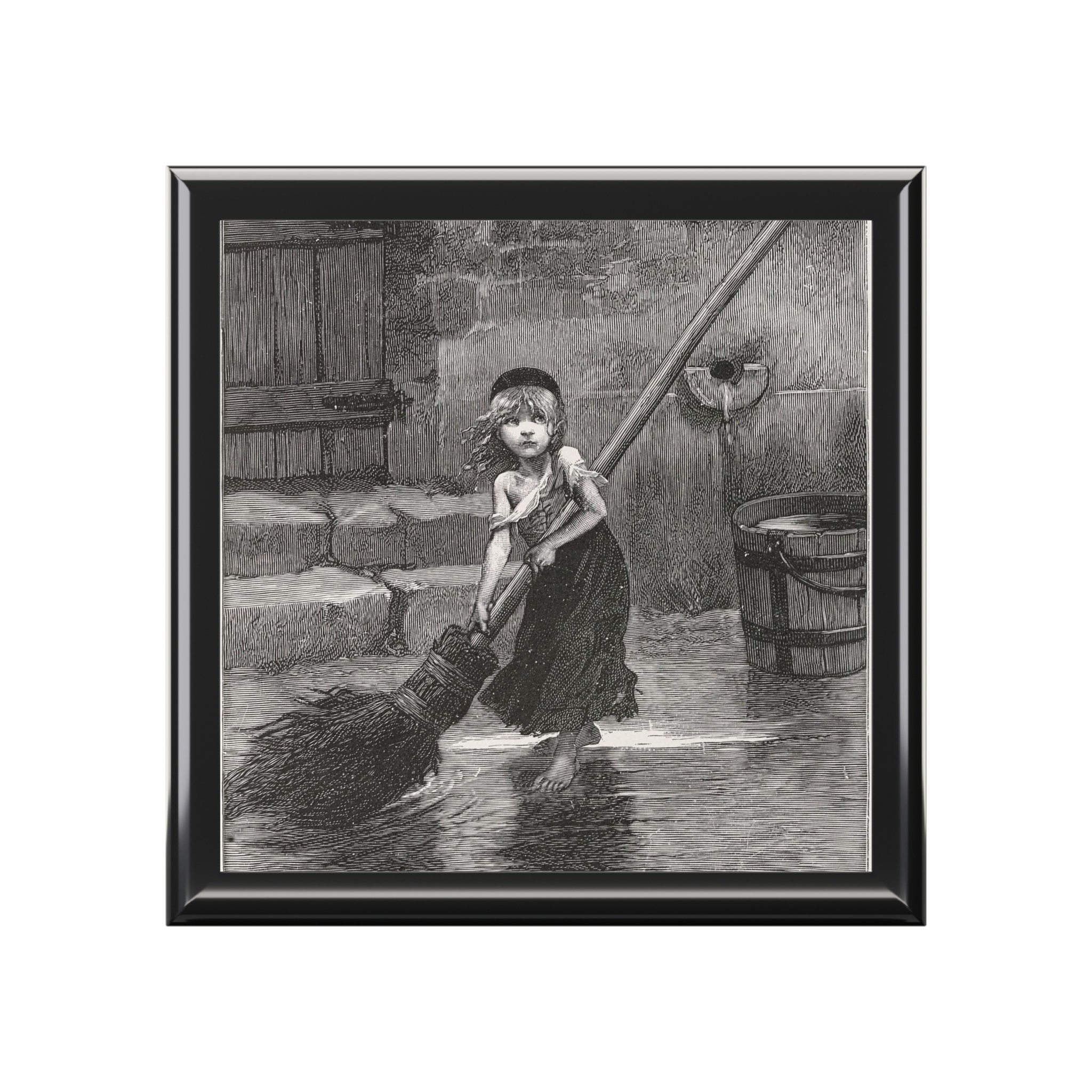Cosette Sweeping Les Miserables Jewelry Box Music/stage/song/hugo/novel ...