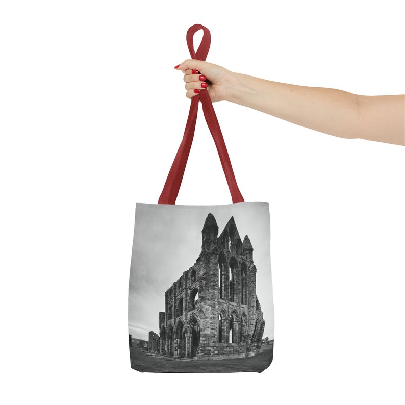 Whitby Abbey Tote Bag (3 Sizes) Ancient/ruin/medieval/student/school ...