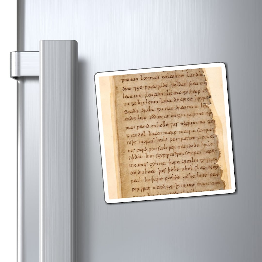 Beowulf Original Text Magnets History/epic/poem/norse/viking/writer ...