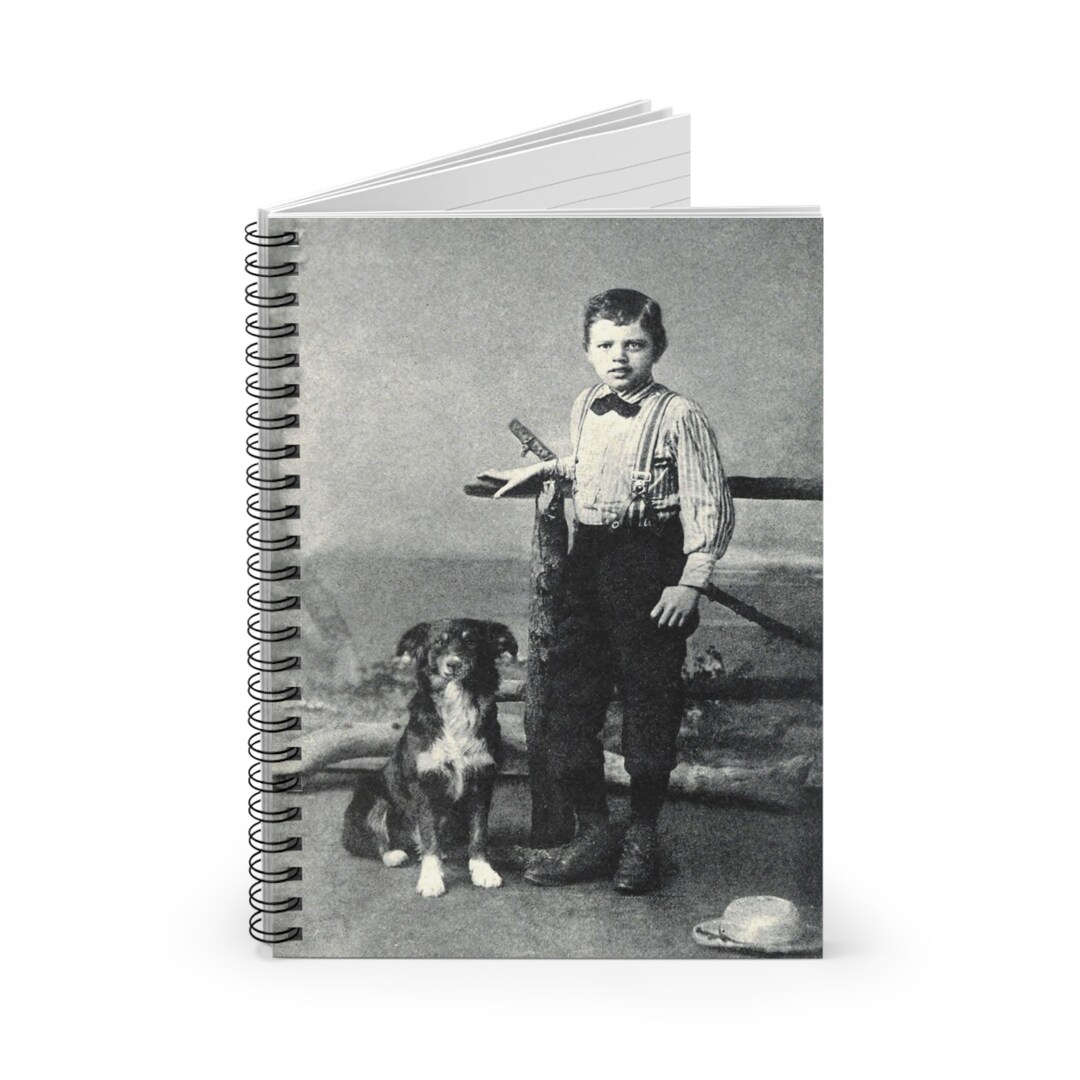 Jack London, Aged 9 W Rollo Spiral Notebook - Ruled Line Literary ...
