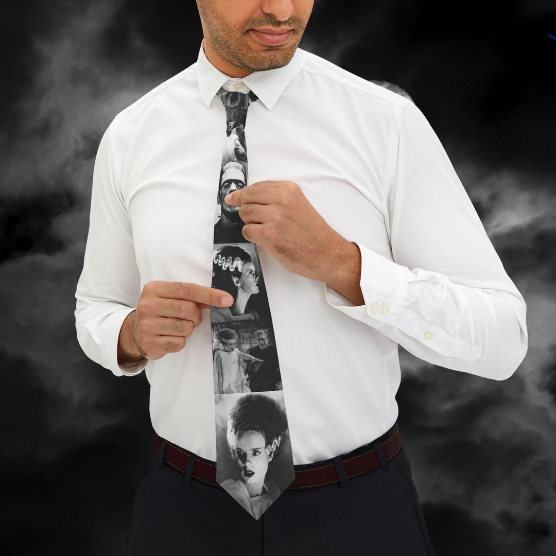 Bride of Frankenstein Necktie Gift Horror/film Buff/classic/cinema ...