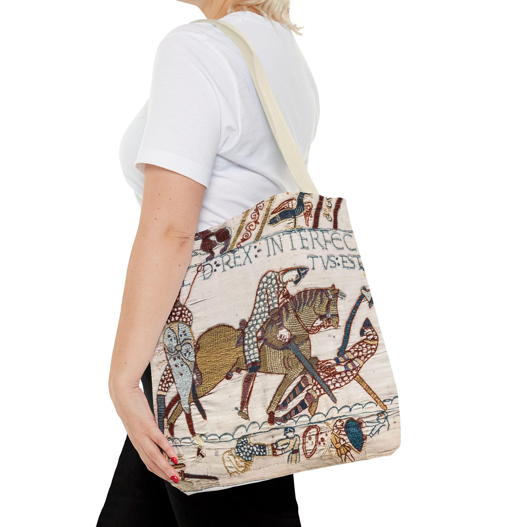 Bayeux Tapestry (death of Harald) Tote Bag History/britain/military ...