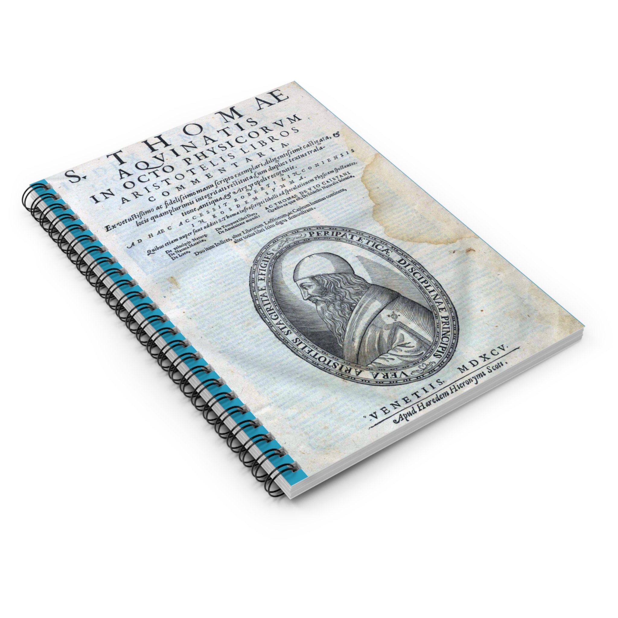 Saint Thomas Aquinas Spiral Notebook - Ruled Line Dominican/philosophy ...