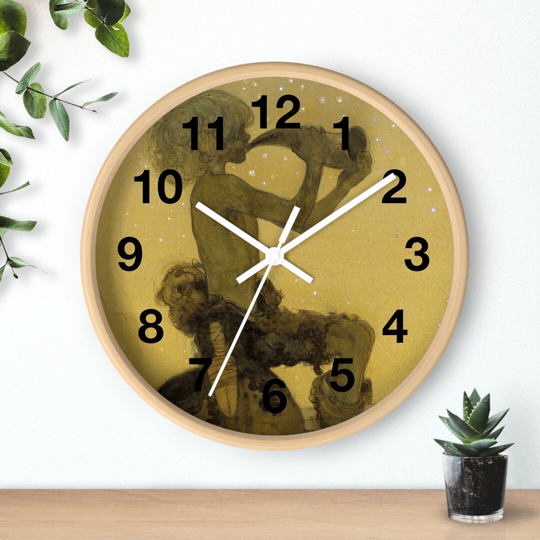 A Fairy Shepherd Wall Clock Bauer/fantasy/myth/vintage/gift/writer ...