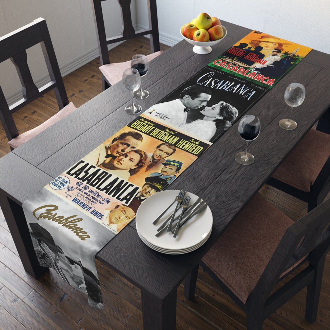 Exclusive "casablanca Rick and Ilsa" Table Runner (cotton, Poly ...