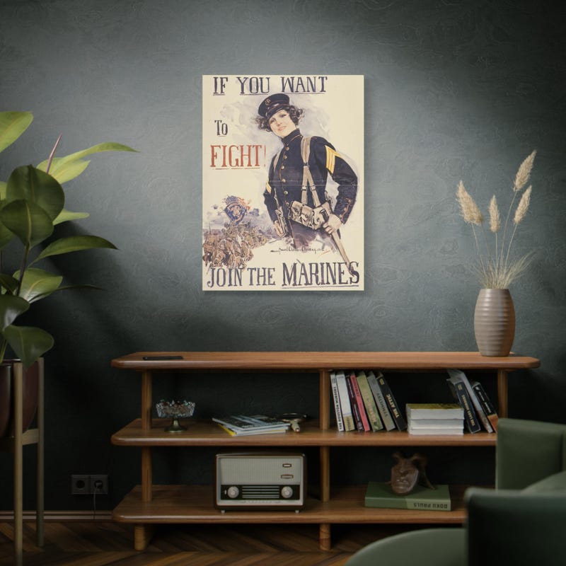 Marine Corps Recruiting Poster - Etsy