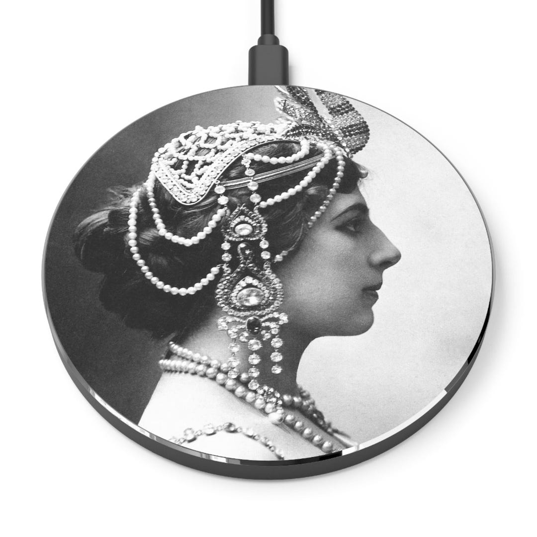 Mata Hari Wireless Charger Elegant/phone/painting/battery/gift/vintage ...