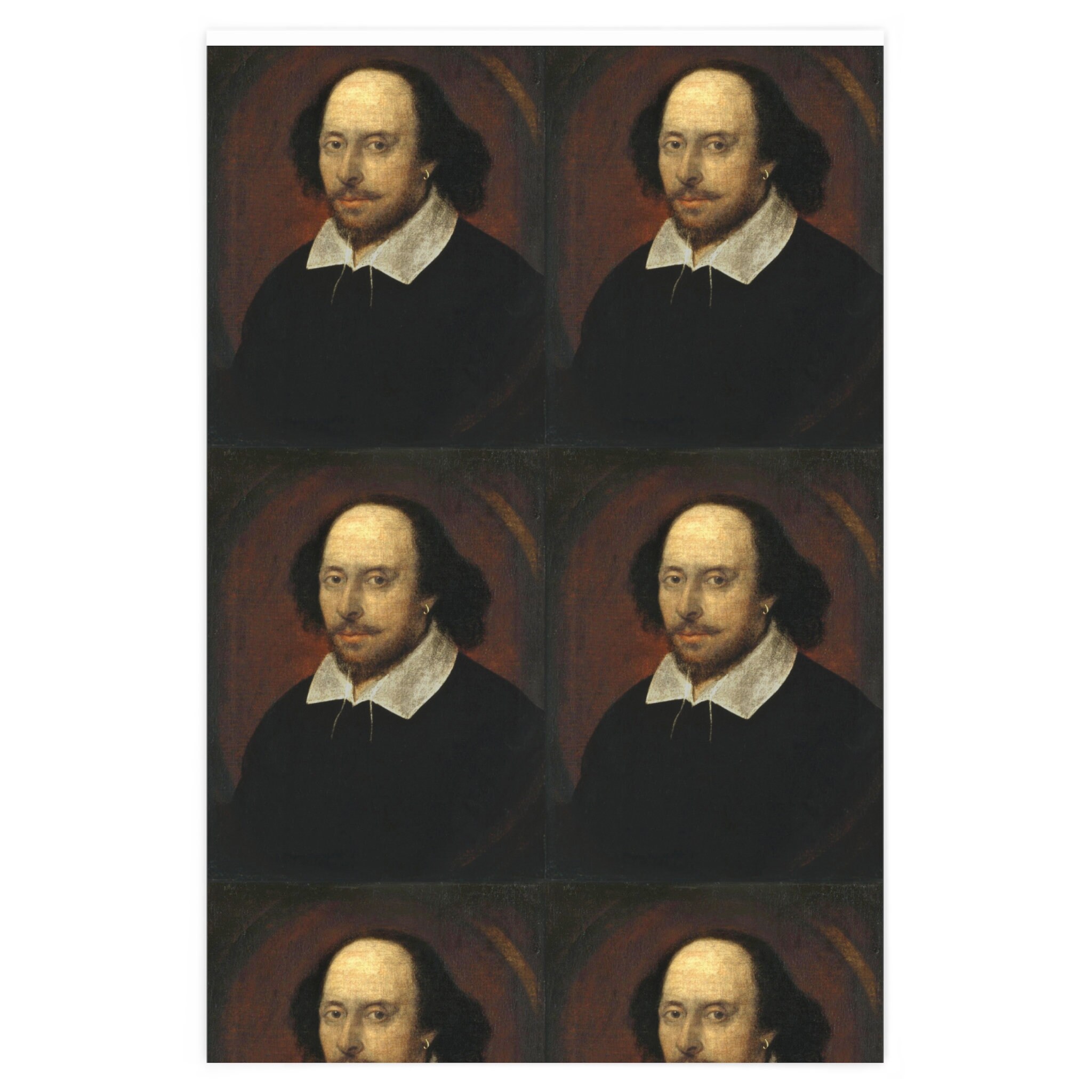 William Shakespeare Wrapping Paper Gift/present/literary/vintage ...