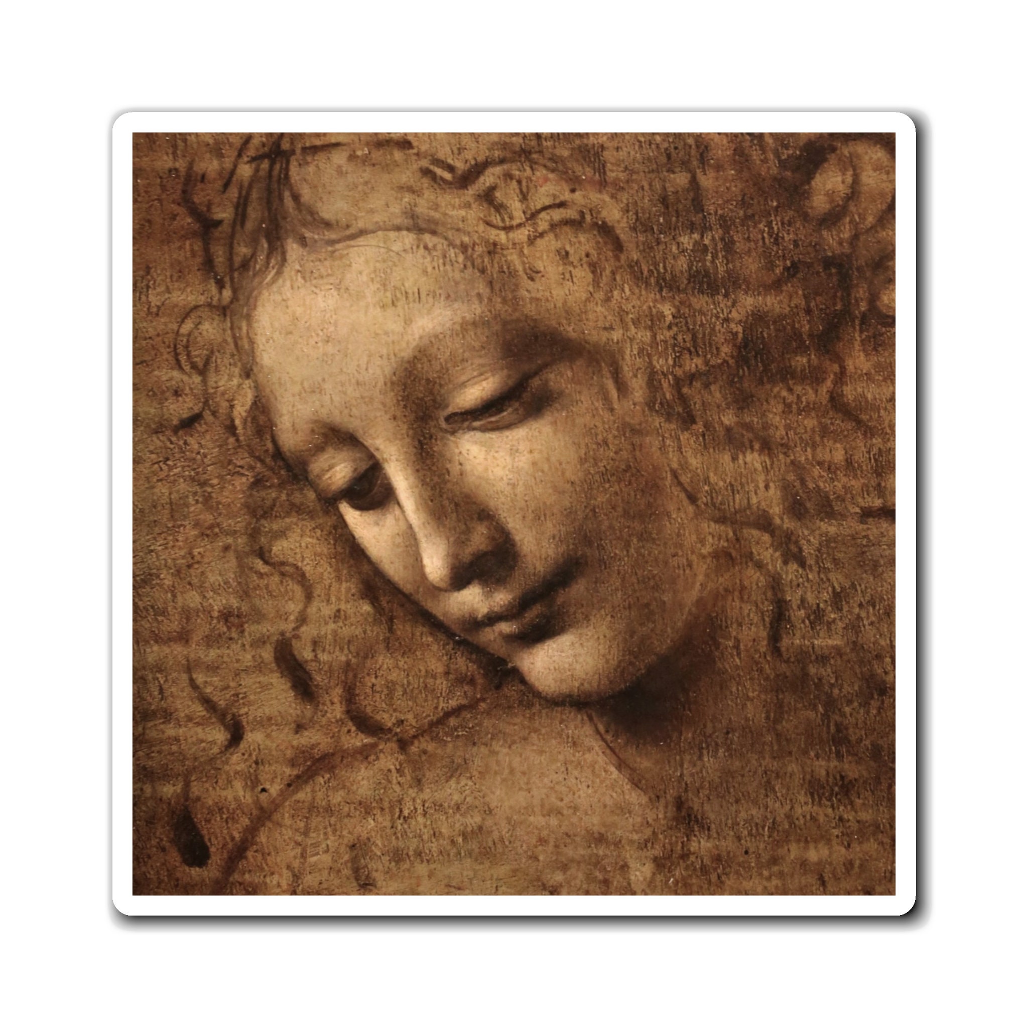 La Scapigliata Magnets Leonardo Da Vinci/classic/masterpiece/sketch/art/writer/author/fridge ...