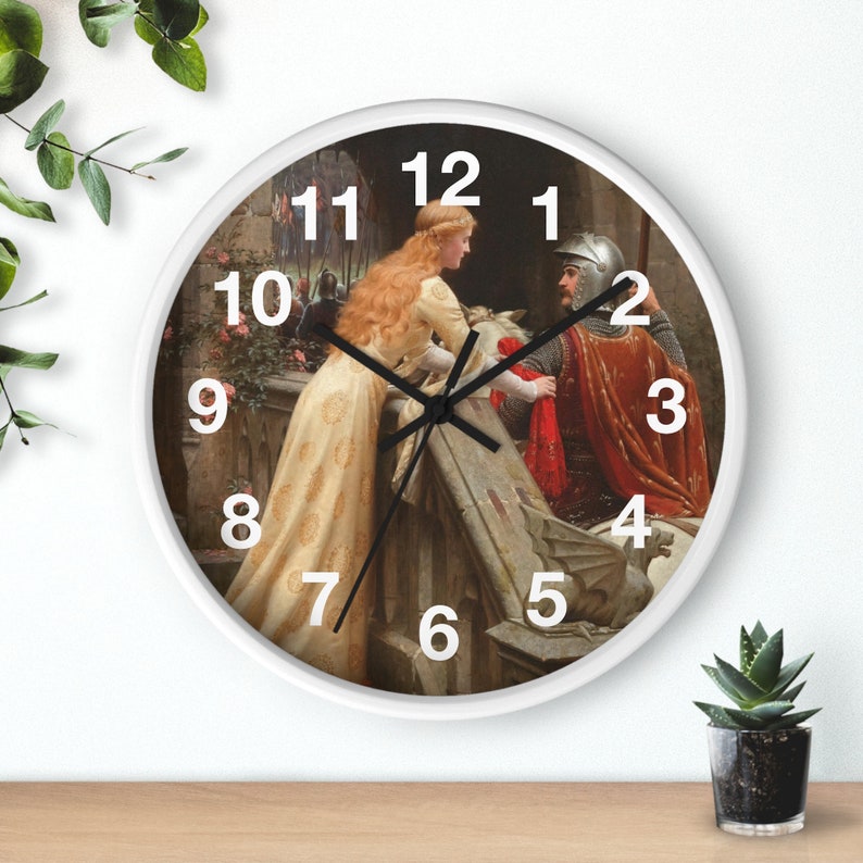 Godspeed! Wall Clock Medieval/arthurian/dorm/writer/author/vintage/gift ...
