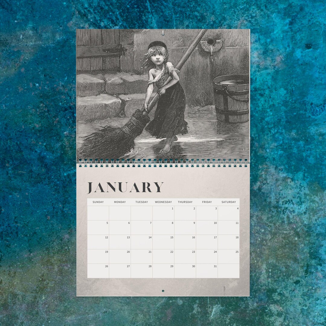 Scenes From Great Literature 2025 Wall Calendar for Organization ...