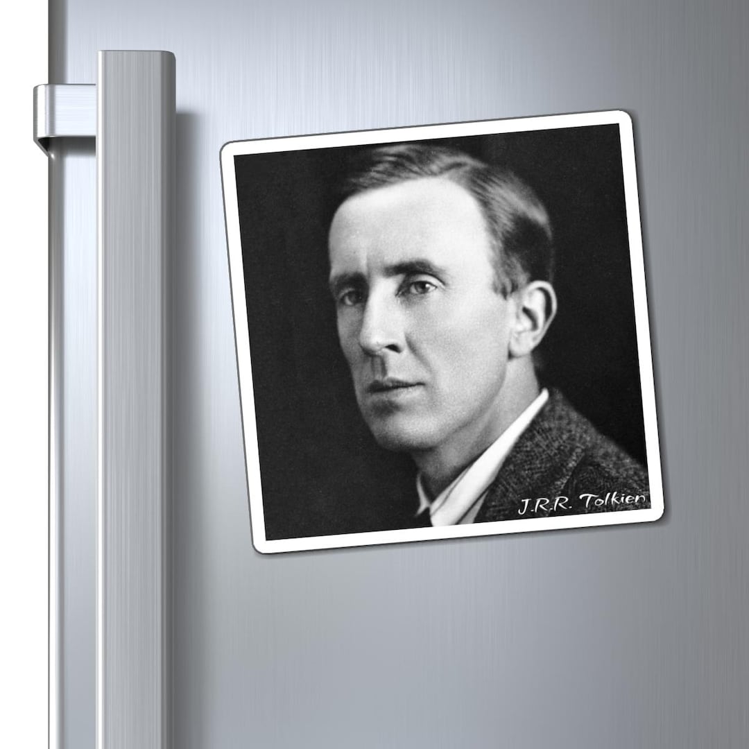 J.R.R. Tolkien Portrait Magnet (3 Sizes) Literary/gift/fantasy/book ...