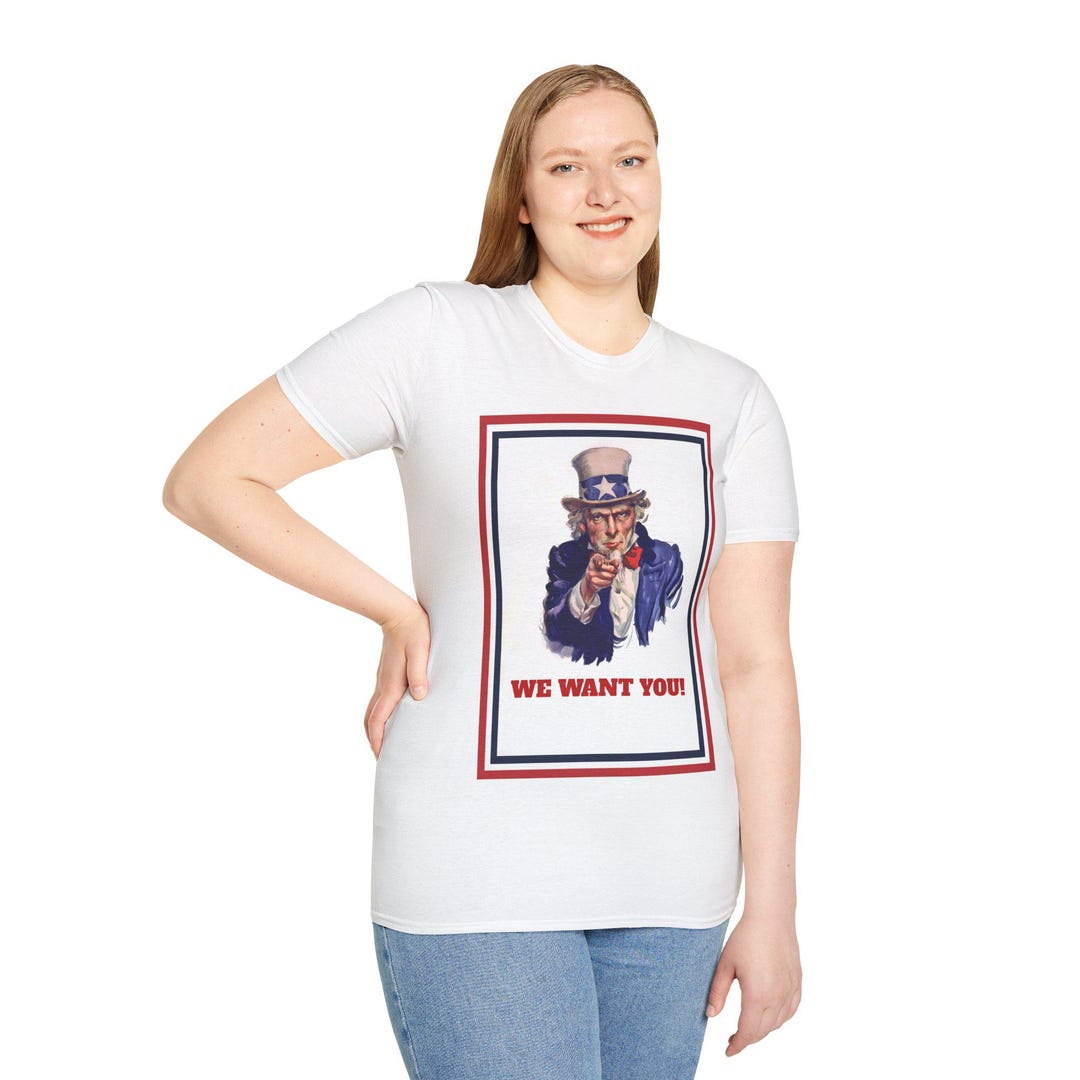 CUSTOM Uncle Sam Tee - Etsy