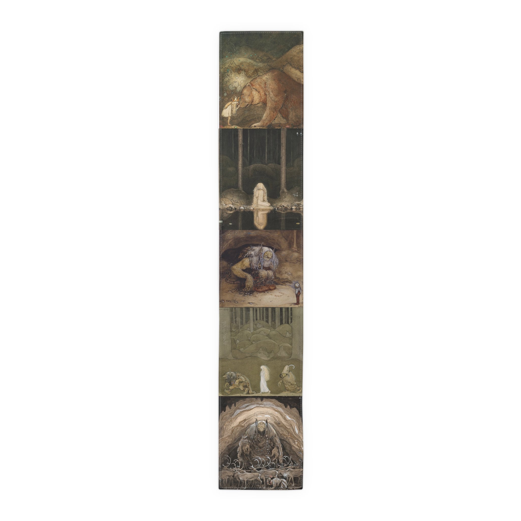 Exclusive John Bauer Trolls and Faeries Table Runner (cotton, Poly ...