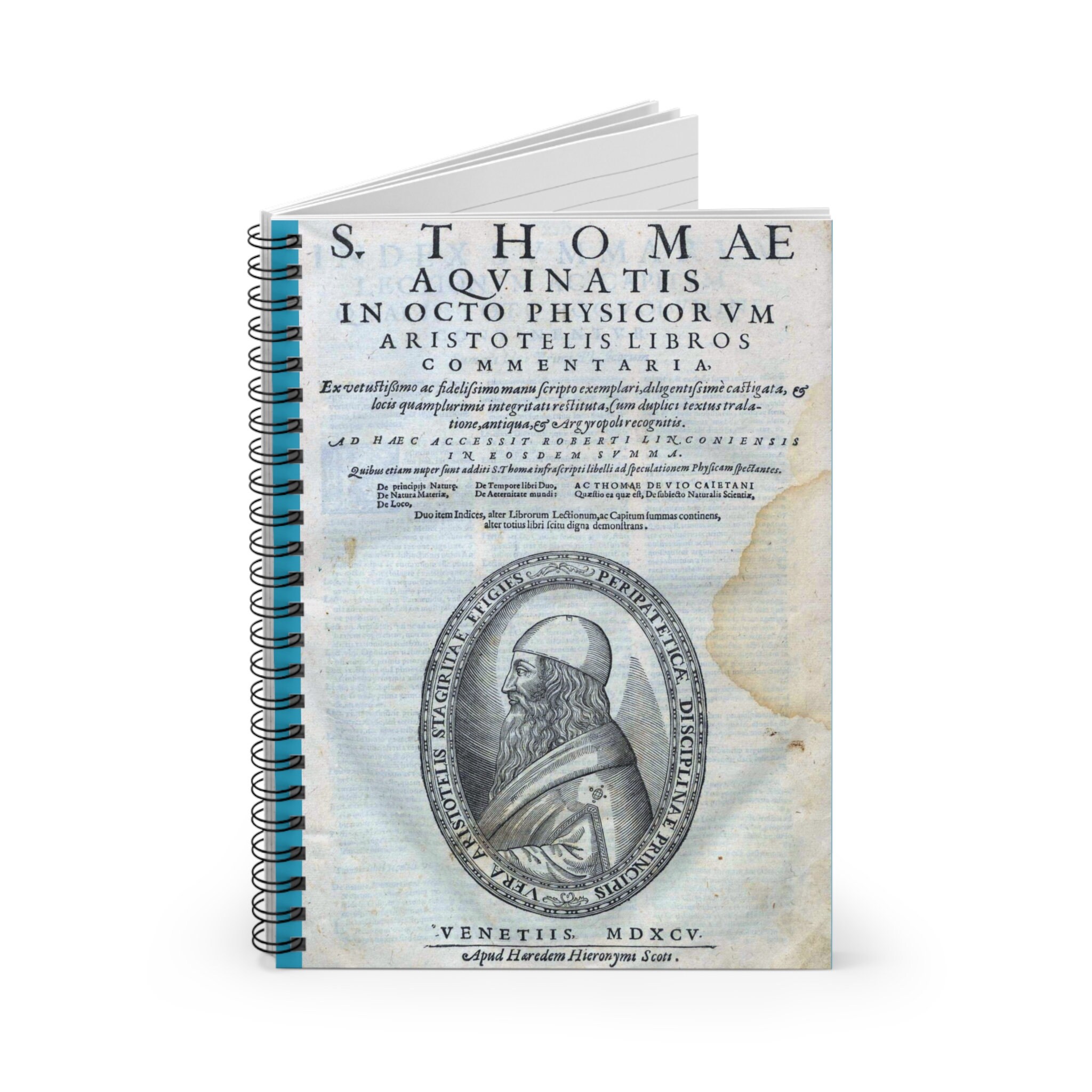 Saint Thomas Aquinas Spiral Notebook - Ruled Line Dominican/philosophy ...