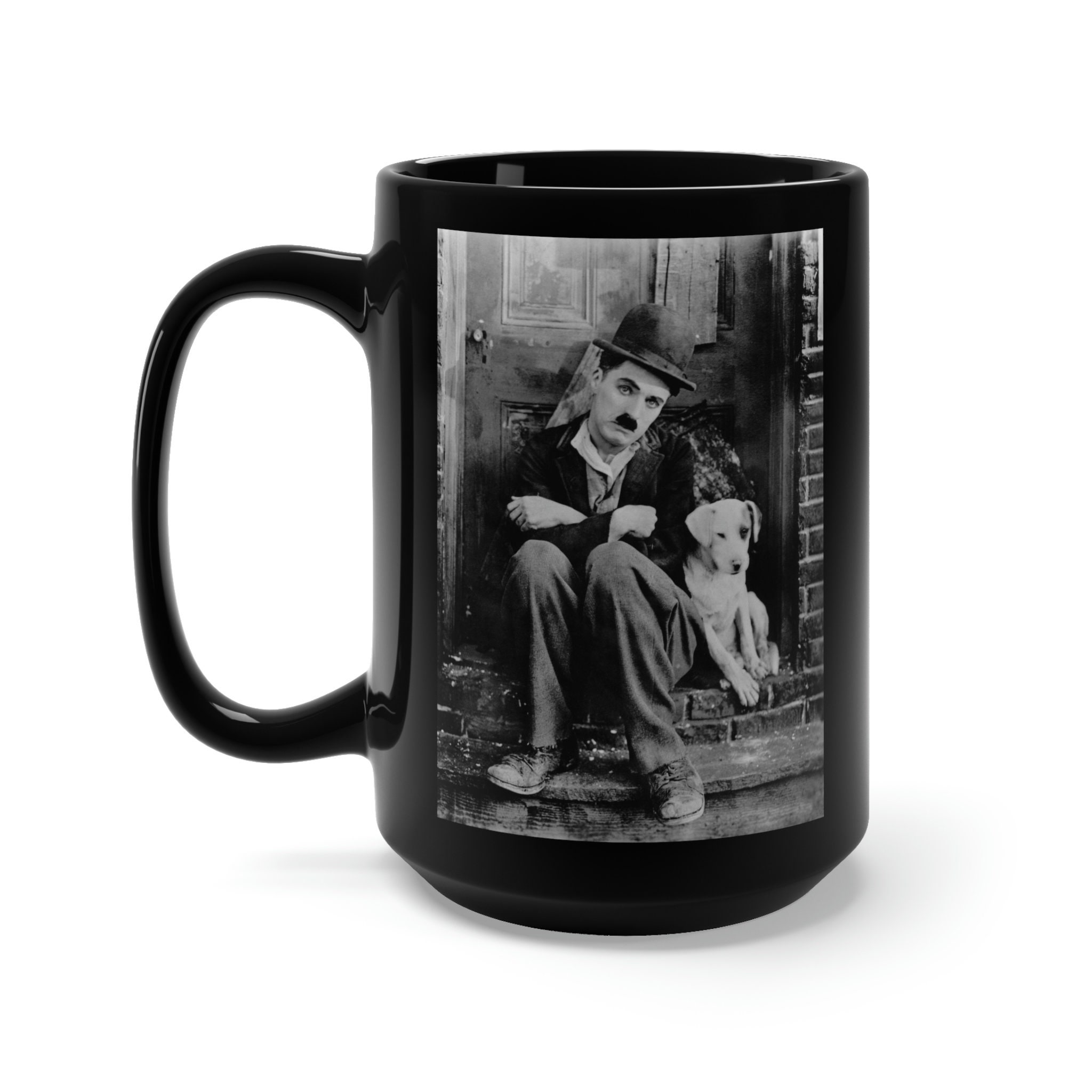 Charlie Chaplin a Dog's Life Black Mug 15oz - Etsy