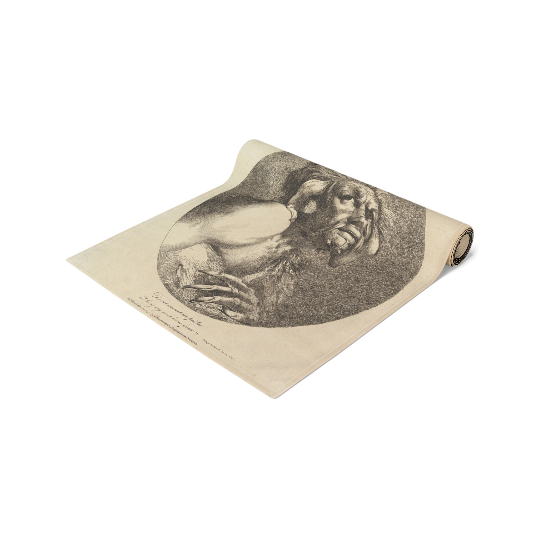 Exclusive "the Tempest" Table Runner (cotton, Poly) Shakespeare ...