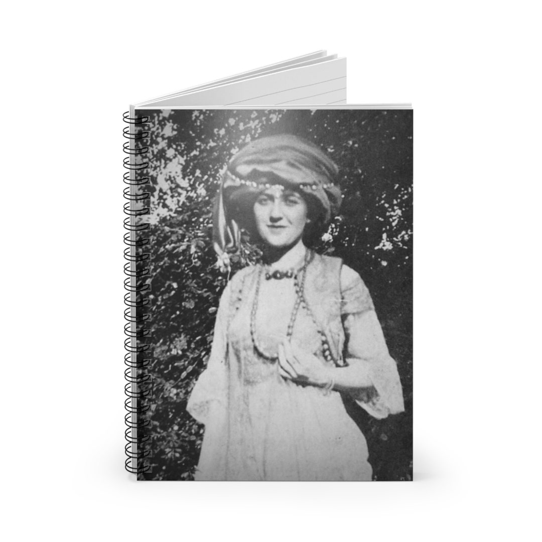 Agatha Christie (young) Spiral Notebook - Ruled Line Mystery/writer ...