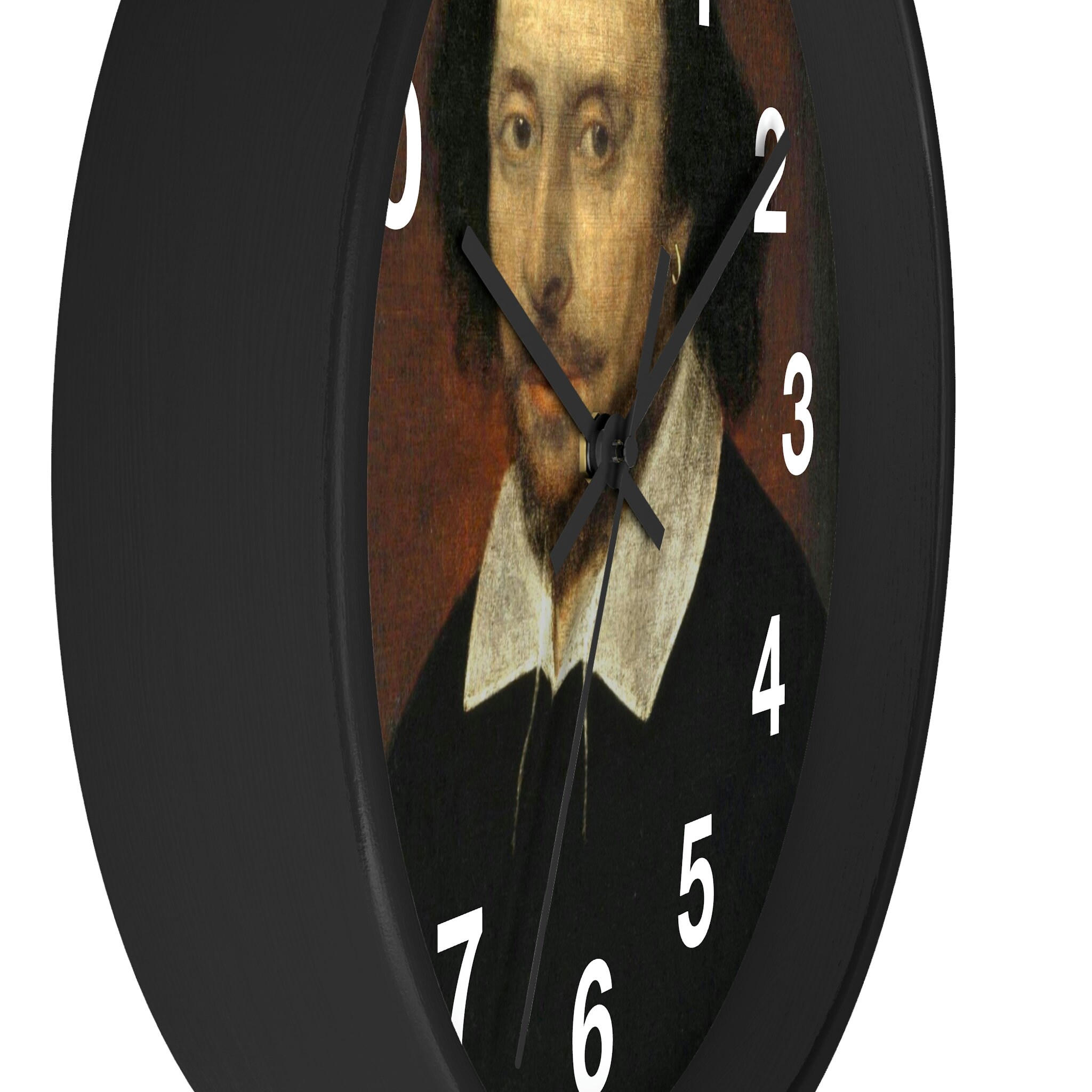 Shakespeare (chandos Portrait) Wall Clock Vintage/literary/play/author ...