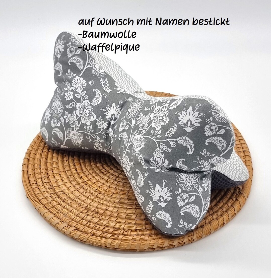 Reading Bone With the Name "flowers" Made of Cotton, Waffle Pique and ...