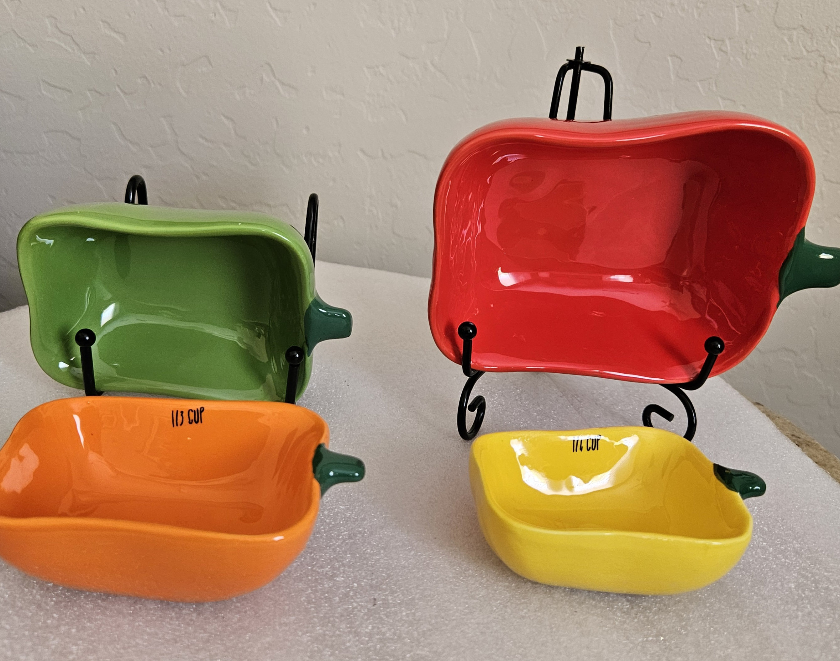 Messuring Cups, Bell Peppers by 10 Strawberry Street. - Etsy