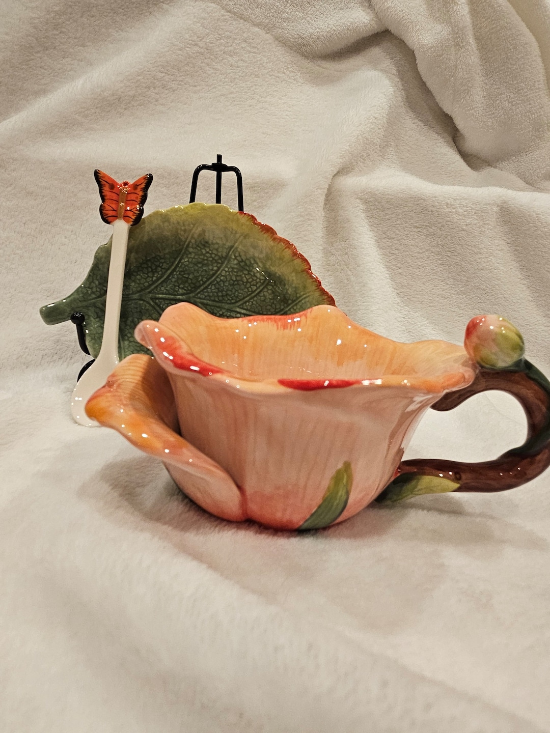 Corner Ruby CR Teacup Garden Collection Pink on the Outside - Etsy