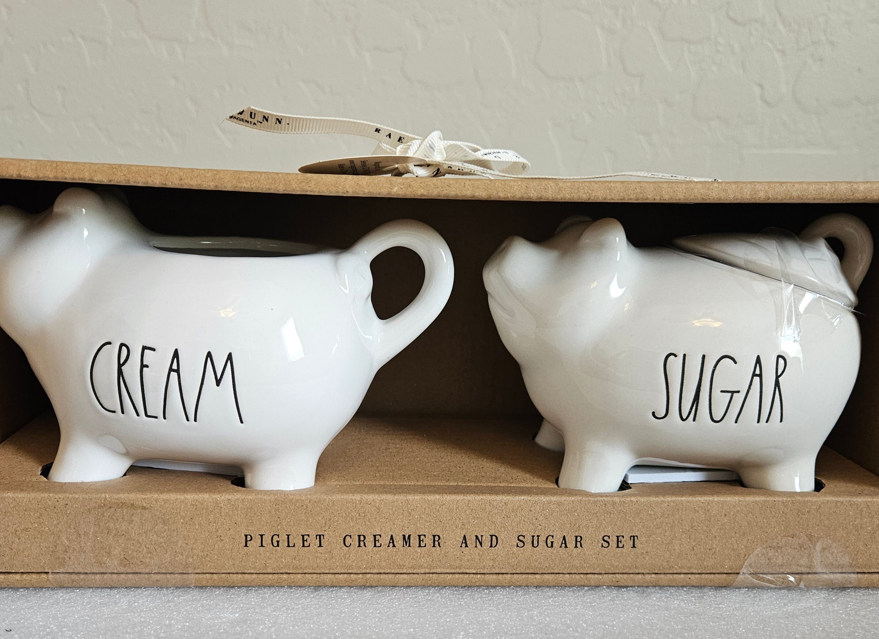 Rae Dunn so Cute Sugar and Creamer Set With a Pig Motif. - Etsy