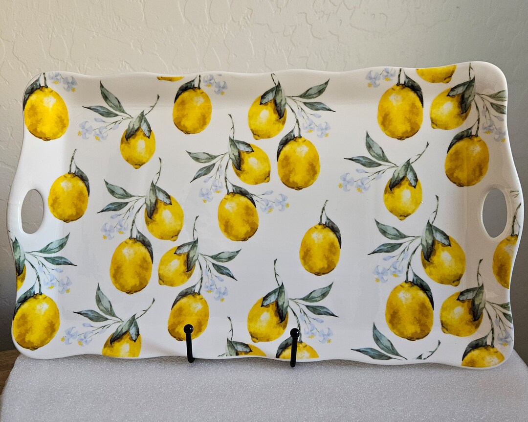 Lemon Grace Fine Porcelain Lemon Platter - Etsy