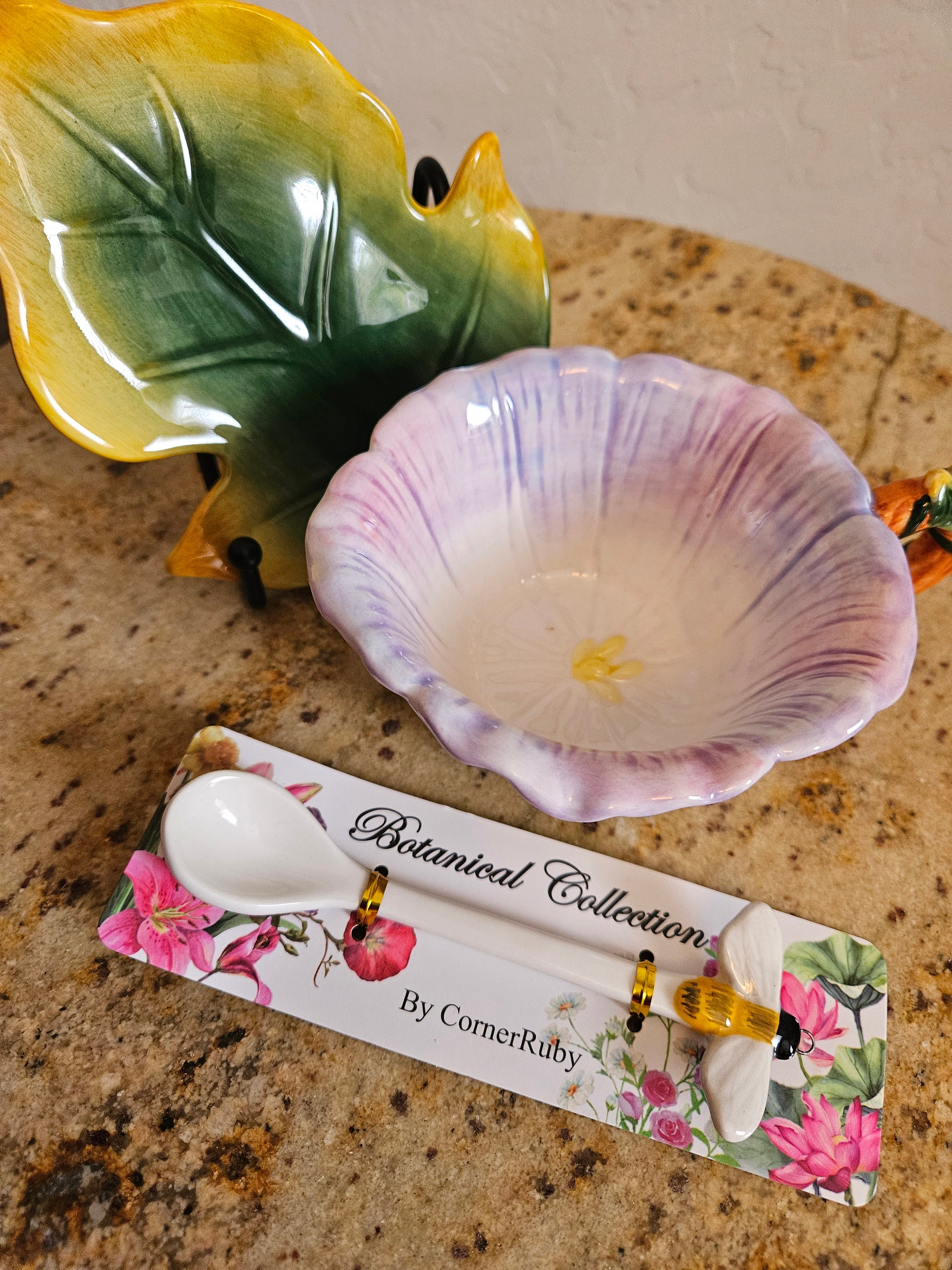 Corner Ruby CR Teacup Garden Collection With Pastel Pinks, Purples and ...