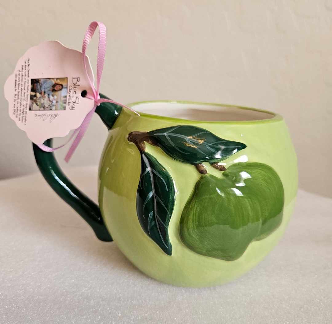 Blue Sky Clayworks 3D Green Lime Mug for Hot or Cold Beverages - Etsy