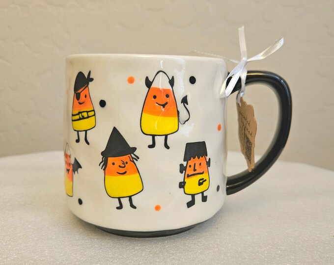 Halloween Lang - Candy Corn Dressed in Costumes Mug. Too Cute. - Etsy