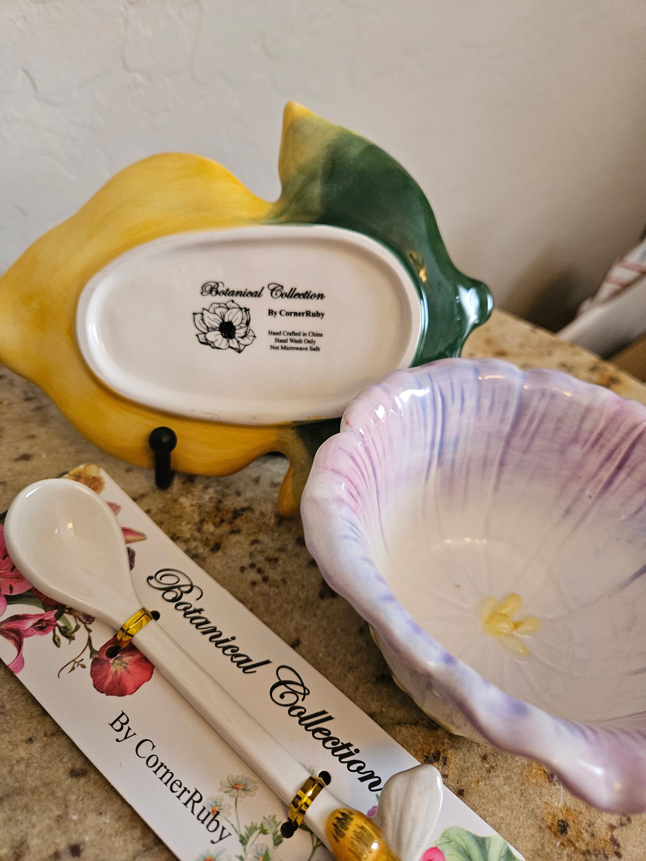 Corner Ruby CR Teacup Garden Collection With Pastel Pinks, Purples and ...