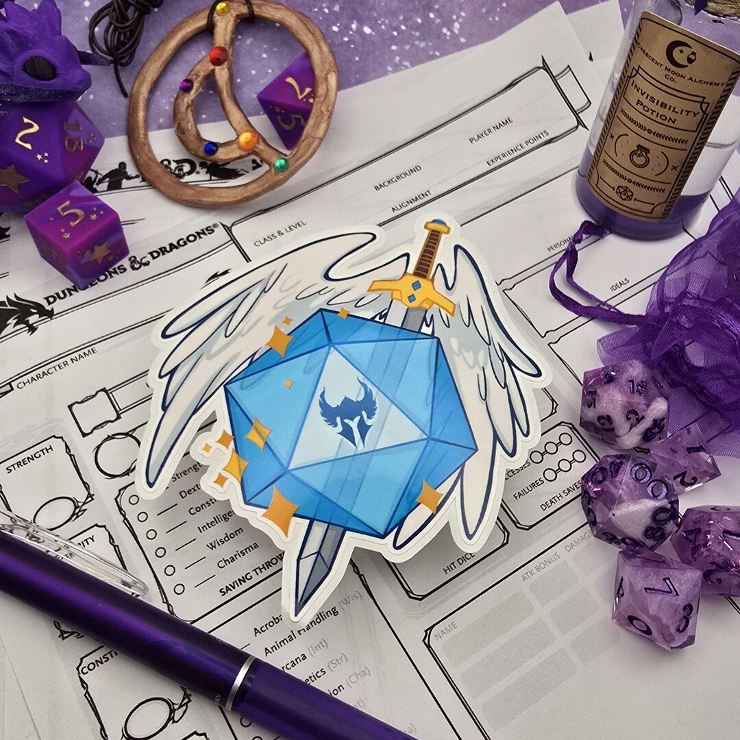 Dungeons & Dragons D20 Class Symbol Sticker - Etsy