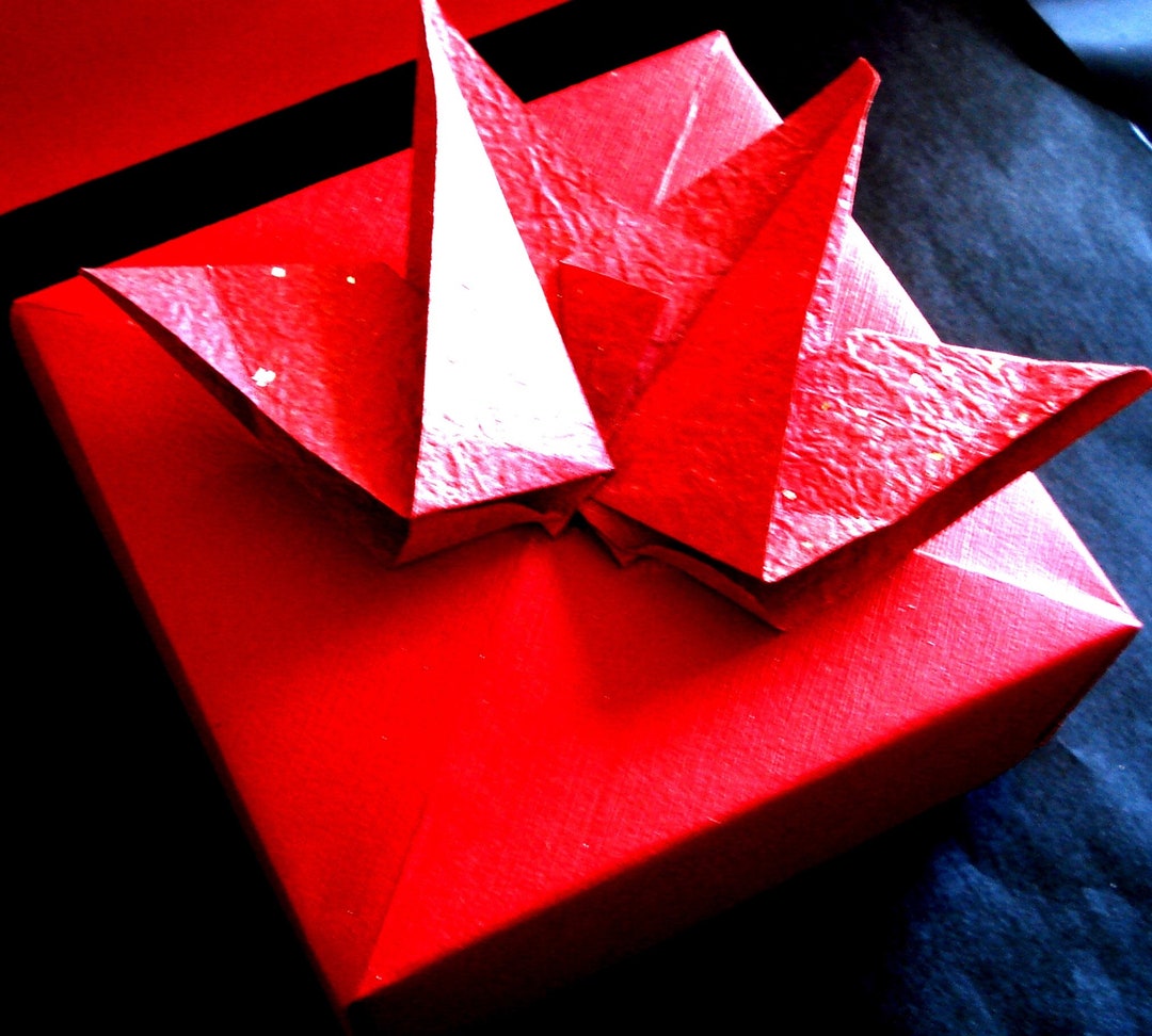 Red Star Gift Box: Decorative Storage Container (12cm) - Etsy