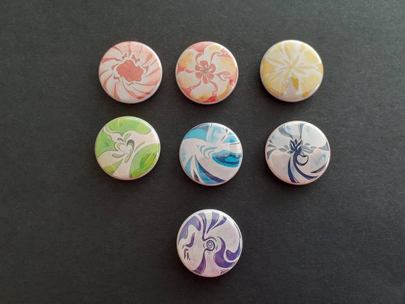 Small Round Magnets. 7 Chakras Series | Etsy