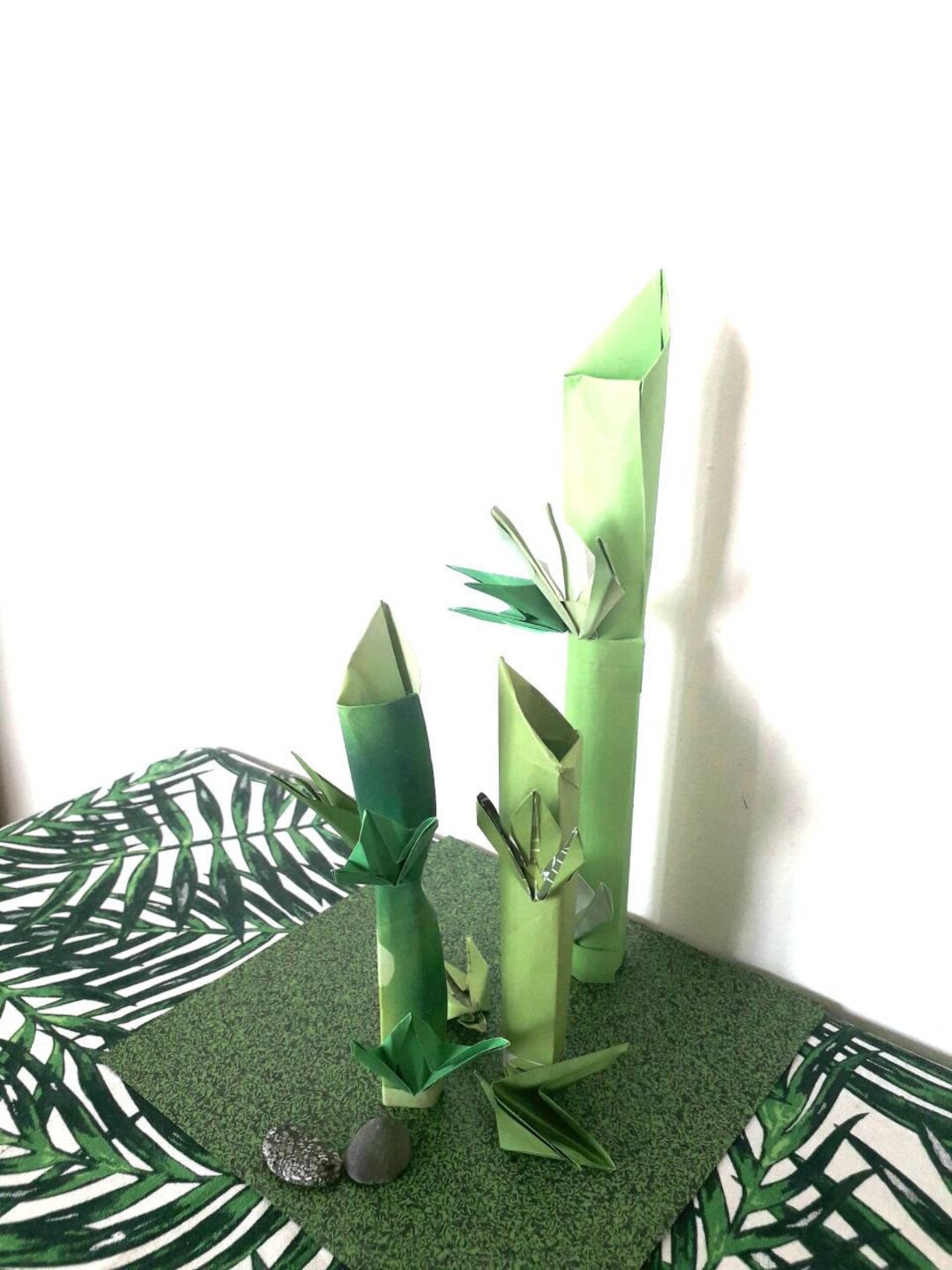 Bamboo Origami Composition. a Lovely Idea for Decoration or as a ...