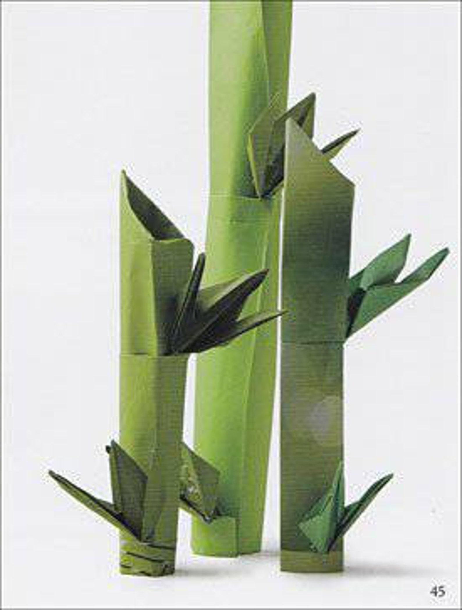 Bamboo Origami Composition. a Lovely Idea for Decoration or as a ...