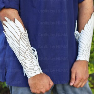 Viking Medieval Raven Wings Armor, Ren Faire Larp Leather Armor ...